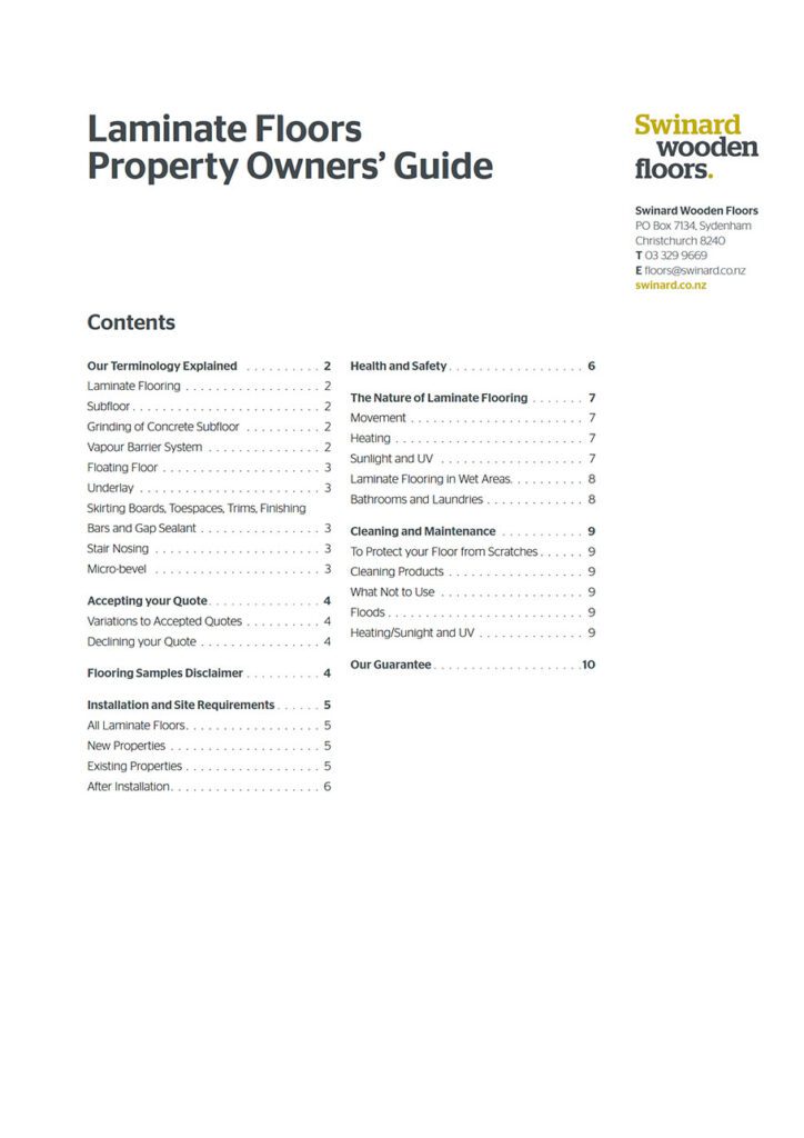 Wooden Flooring - Installation & Site Requirements | Swinard Wooden Floors